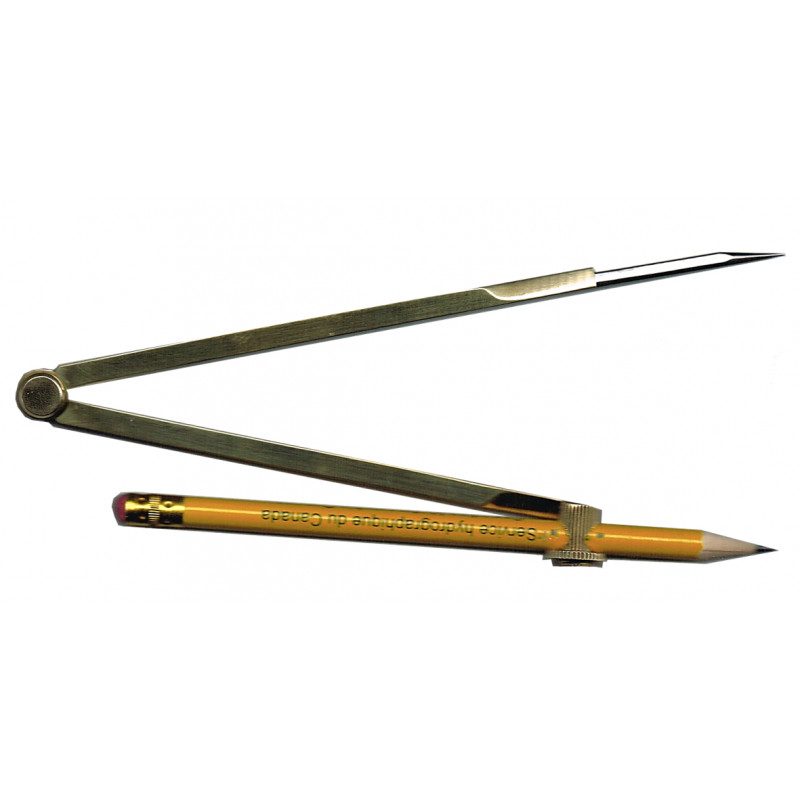 Marine Plotter Brass Divider FLASH-TIDE sur Picksea.com