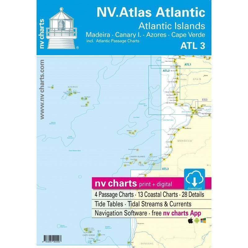 NV-CHARTS | Atlantic Zone Marine Charts | Picksea NV-CHARTS sur Picksea.com