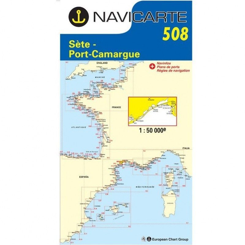 Cartes marines Navicarte Méditerranée NAVICARTE sur Picksea.com