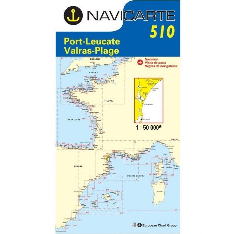 Cartes marines Navicarte Méditerranée NAVICARTE sur Picksea.com
