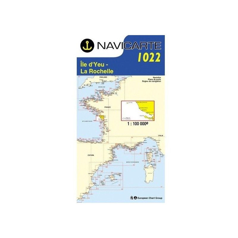 Cartes marines Navicarte Atlantique NAVICARTE sur Picksea.com